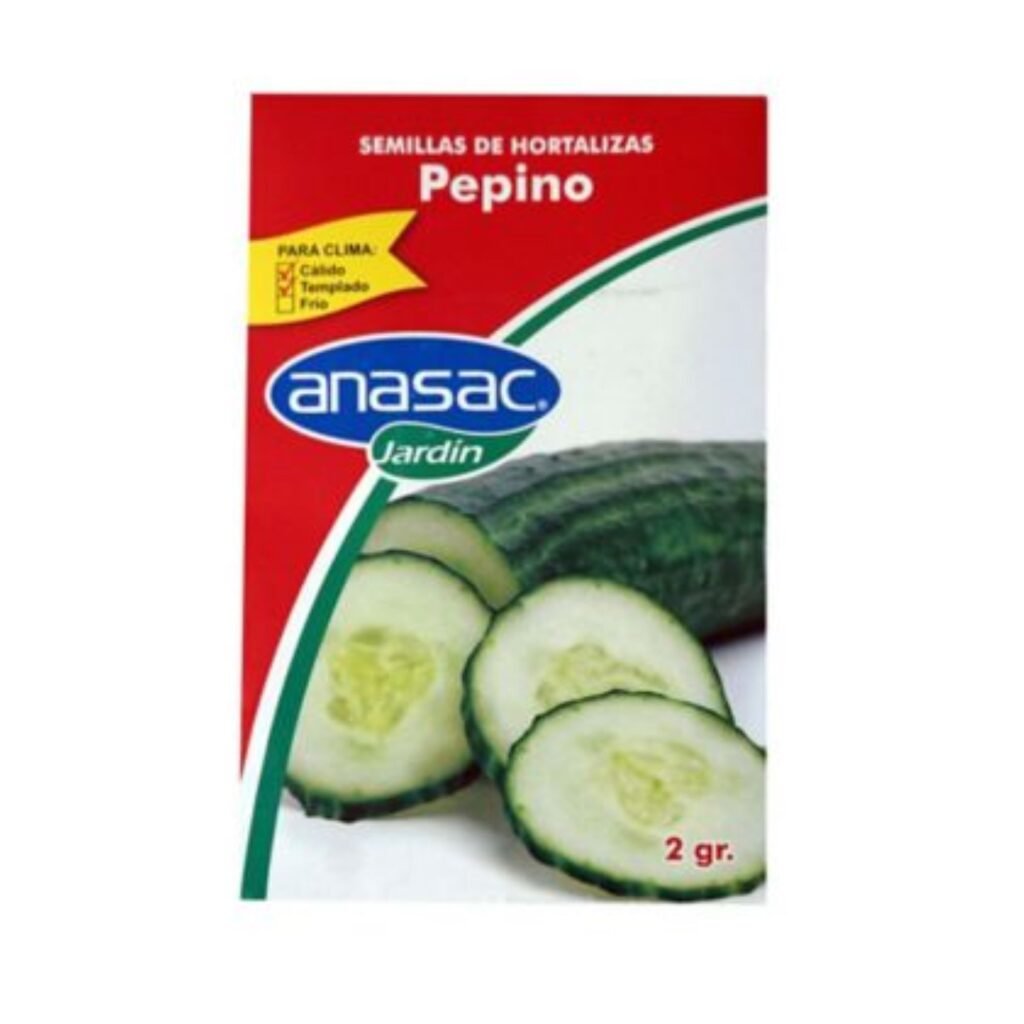 SEMILLAS PEPINO (2 GR) - Anasac Ambiental