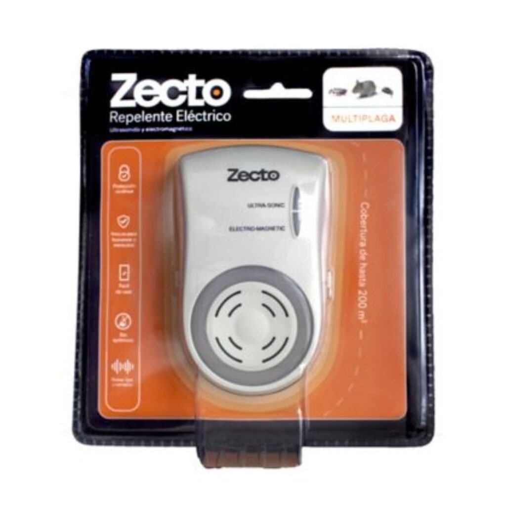 ZECTO REPELENTE ELECTRICO MULTIACCION POR ULTRASONIDO - Anasac Ambiental